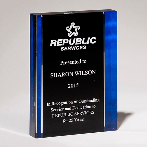 Digitally Printed Freestanding Award | Trophy Factory Plus | Deland ...