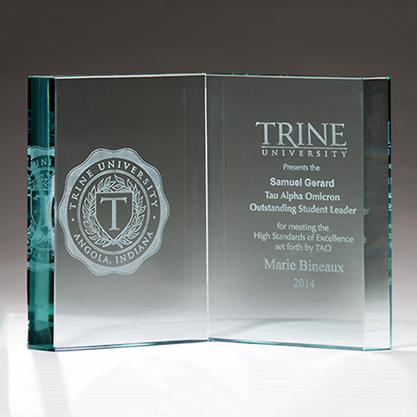 Glass Book | Trophy Factory Plus | Deland, Florida