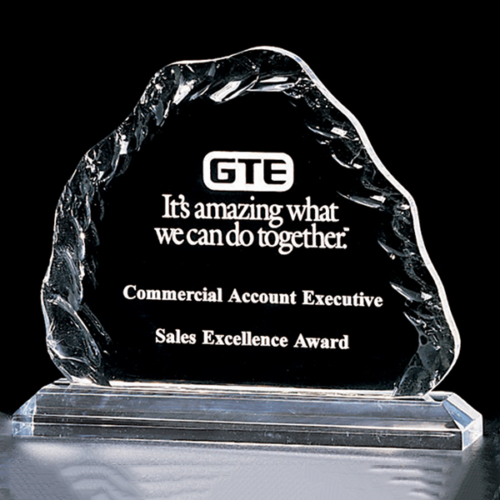 Crushed Ice Acrylic Award | Trophy Factory Plus | Deland, Florida