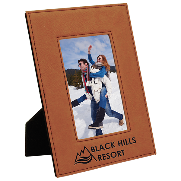 Rawhide Laserable Leatherette Picture Frame | Trophy Factory Plus ...